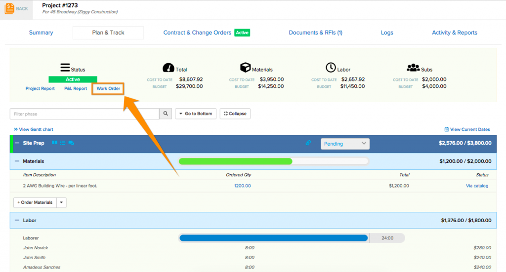 Managing work orders in Knowify – Knowify