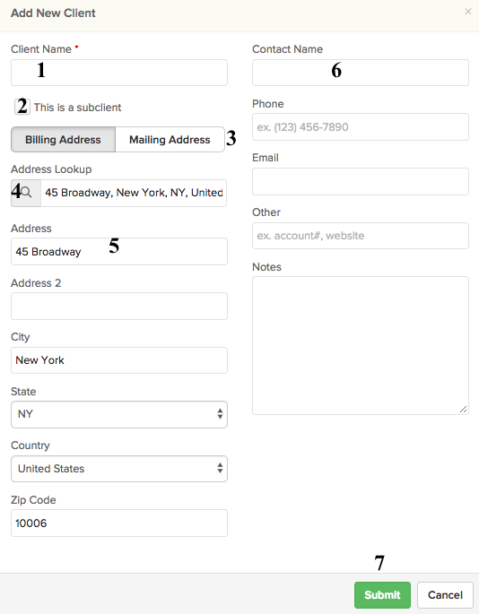 Add New Client - Knowify