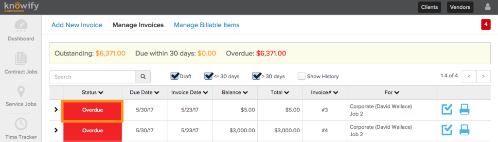 How to edit an invoice – Knowify